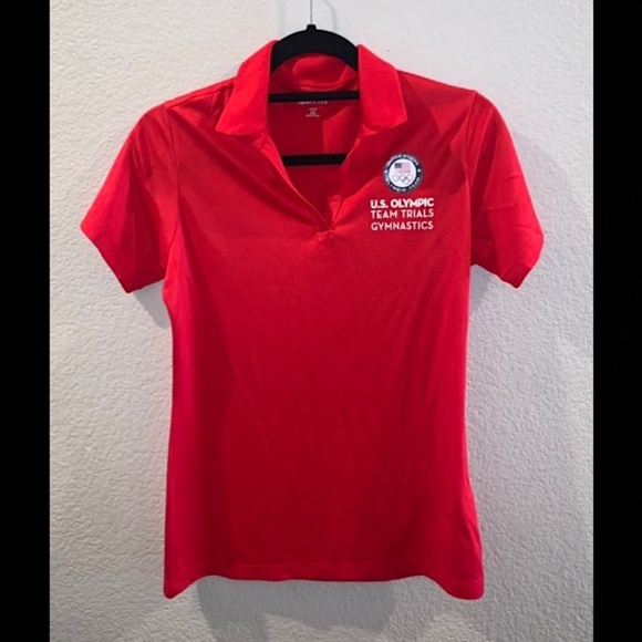 Sport-Tek | Tops | Nwot Us Olympic Team Trials Gymnastics Ladies Polo ...